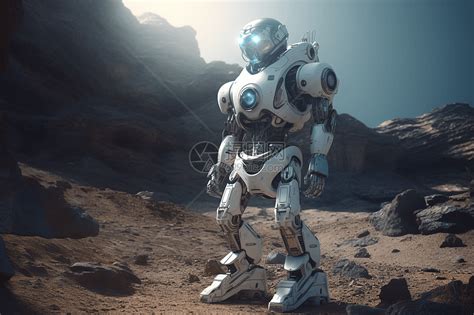 太空探索机智的机器人图片素材 正版创意图片600110182 摄图网