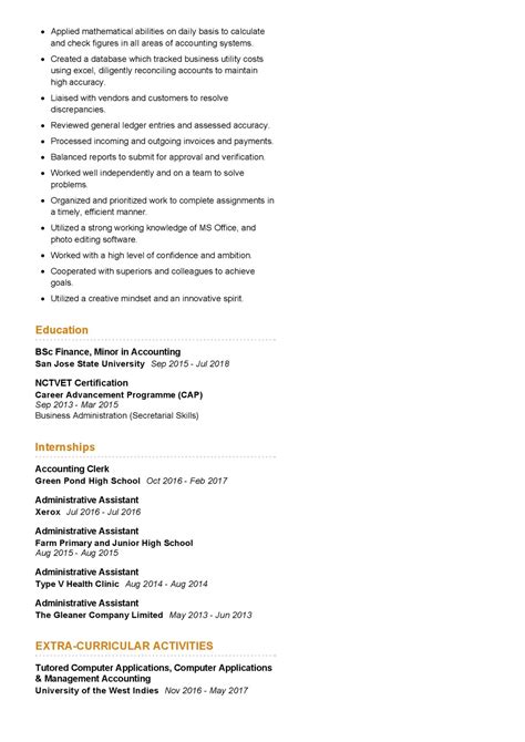 Accounting Clerk Resume Sample In 2025 Resumekraft