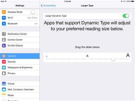 Ios 7 Text Interface