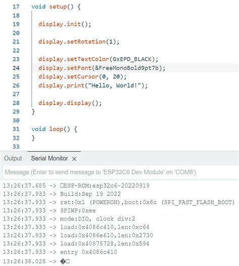 Gxepd2 And Esp32 C6 Devkitm 1 Displays Arduino Forum