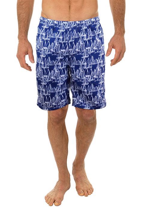 Uzzi Unisex Swim Long Shorts Boats Design St002 Uzzi
