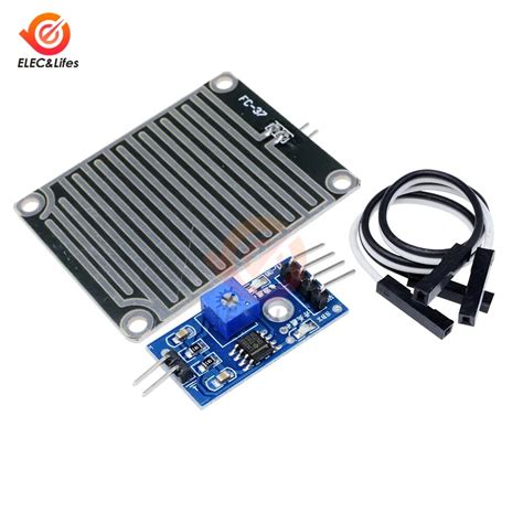 Rain Water Sensor Module Dc 5v 12v Relay Control Module Rain Sensor