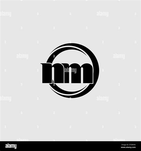 Nm Letters Stock Vector Images Alamy