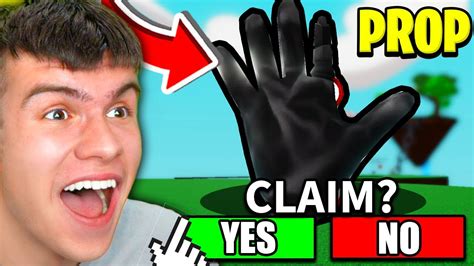 How To Get The Prop Glove Fast And Showcase In Roblox Slap Battles Youtube