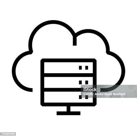 모든 프로세스를 위한 Pds 클라우드 클라우드 컴퓨팅 통합 시스템 디지털 워크플로우 벡터 편집 가능한 획 아이콘입니다 0명에 대한 스톡 벡터 아트 및 기타 이미지 Istock