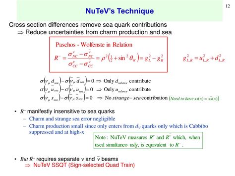 Ppt Electroweak Measurements At Nutev Are Neutrinos Different