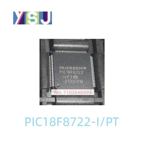 Pic18f8722 Ipt Ic Brand New Microcontroller Encapsulationqfp 80
