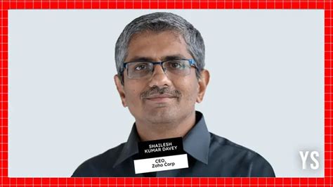 who is zoho s new ceo all you need to know about shailesh kumar davey