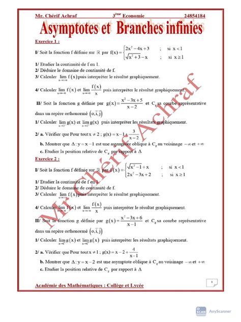 Asymtote Et Bp Pdf