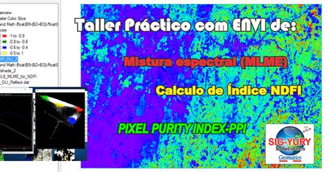 Taller Pr Ctico Con Envi De Calculo De Ndice Ndfi Mistura Espectral Mlme Pixeles Puros