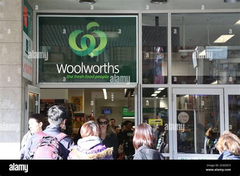 The Woolworths Supermarket Store Opposite Sydney Town Hall At The