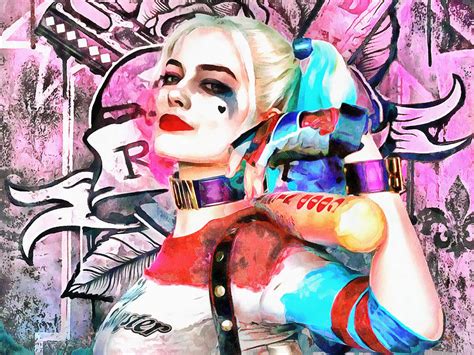 Harley Quinn Digital Art By Galeria Trompiz Fine Art America