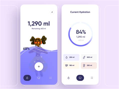 Water Drinking Reminder App Drink App App Design Mobile App Design