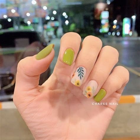 40 ลายเพ้นท์เล็บดอกไม้ น่ารักแบบมีสไตล์ Thainarak Net