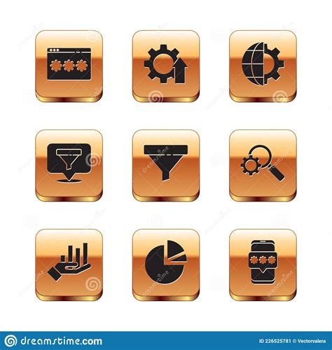 Set Password Protection Pie Chart Infographic Sales Funnel Location