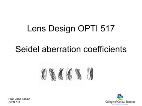 L4 Opti 517 Aberration Coefficientspdf 1 Pdf