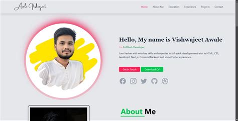 30daysofcode Webdevelopment Html Css Tailwindcss Portfoliowebsite