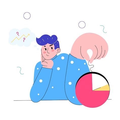 Premium Vector A Doodle Mini Illustration Depicting Quantitative Analysis