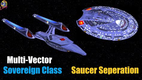 Enterprise E Saucer Seperation Battle Tests Star Trek Starship
