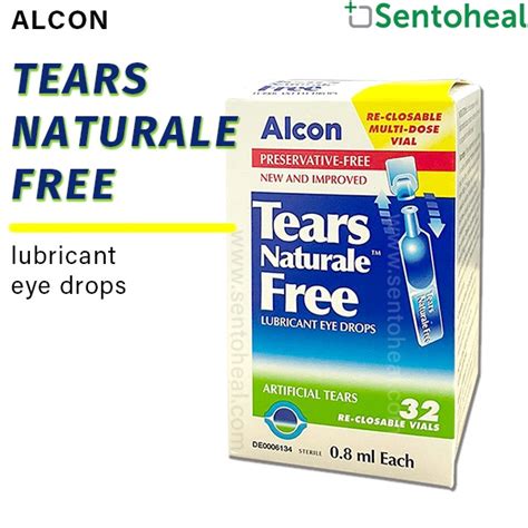 Alcon Tears Naturale Free Lubricant Eye Drops Preservative Free