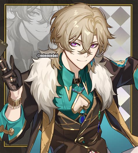 Aventurine Honkai And 1 More Drawn By Miemiebei Danbooru