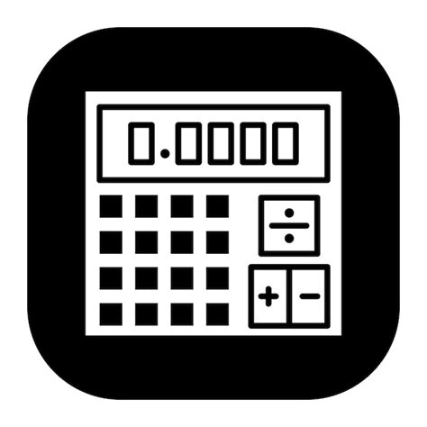 Premium Vector Calculator Vector Illustration