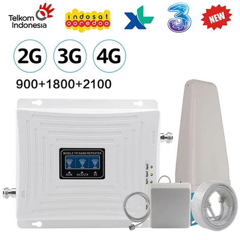 Jual Set Lengkap Sinyal MODEM 4G Menjadi Penuh Tiga Frekuensi 900 1800 2100 Mhz Shopee Indonesia