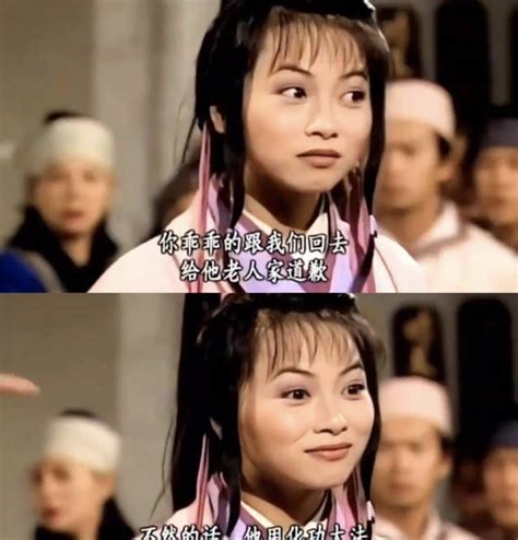 97版阿紫出演新天龙八部阮星竹两代阿紫同台一切为了热度 段誉