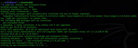 elk stack kali linux installation by imbro medium