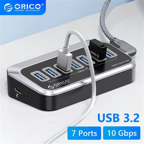 ORICO USB A Hub Type C Splitter Gbps Switch Docking Station Multi USB Ports Plug