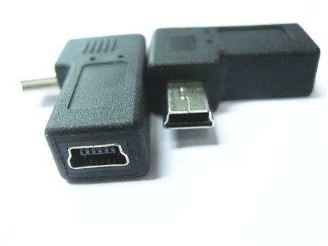 90°弯usb Mini 5p公转母转接头 Usb迷你5p延长转接头 Usb 头 阿里巴巴