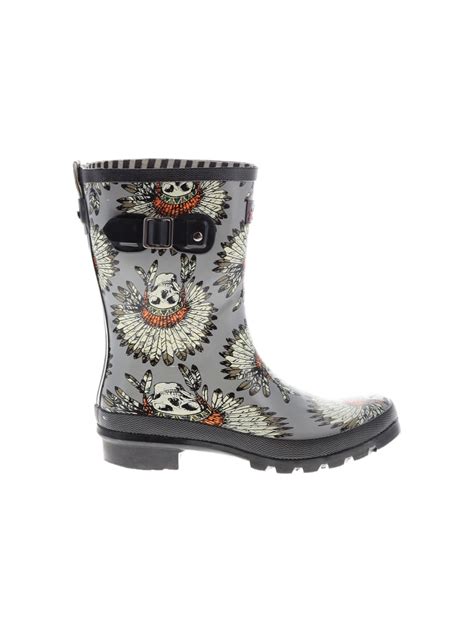 Blazin Roxx Multi Color Gray Rain Boots Size 8 54 Off Thredup