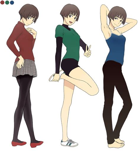 Safebooru 1girl Arms Behind Head Barefoot Black Legwear Bob Cut Brown
