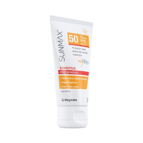 Protetor Solar Sunmax Sensitive Pele Sensível Fps50 25ml Em Oferta