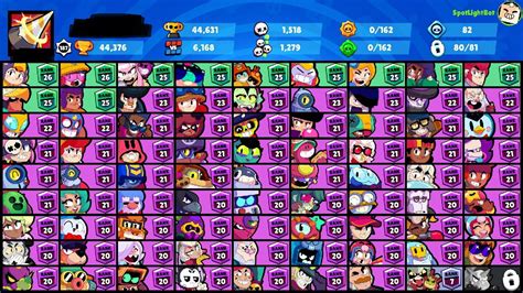 Sold 8080 Brawlers 44k Trophies 12 Brawlers Maxed 120 Skins
