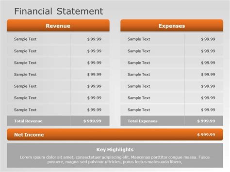 Financial Statement 06 Financial Statement Templates SlideUpLift