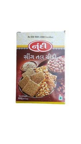 Nandi Sing Til Chikki Packaging Size 500g 17 07 0z At ₹ 110 Box In Ahmedabad