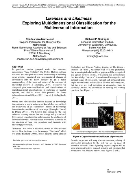 Pdf Likeness And Likeliness Exploring Multidimensional