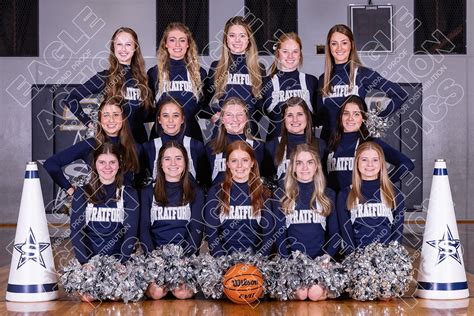 Team And Individual Winter Cheerleading 2023 2024 Varsity Eagle Action Pics