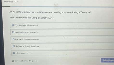 Question 1 Of 16 An Accenture Employee Wants StudyX