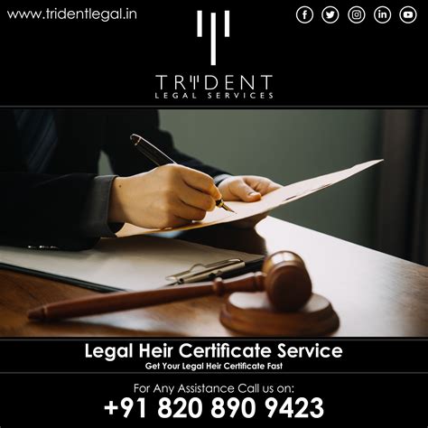 Legal Heir Certificate Service In Pune Trident Legal Services Pune