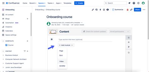 Page Confluence Page
