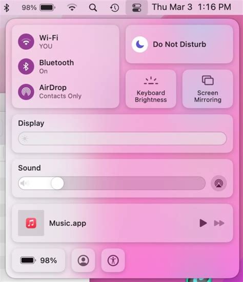 Quickly Open Control Center On Mac Or Ipad With A Keyboard Shortcut