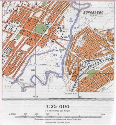 Презентация на тему ТОПОГРАФИЧЕСКАЯ КАРТА МАСШТАБА 1 25000