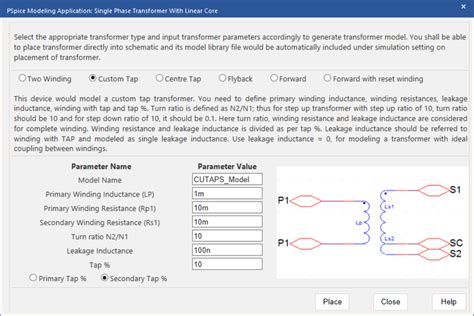 transformer spice model explained ema design automation