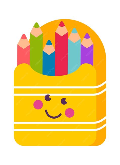 Premium Vector Cartoon Set Of Pencils Back To School Icon Vector Illustration