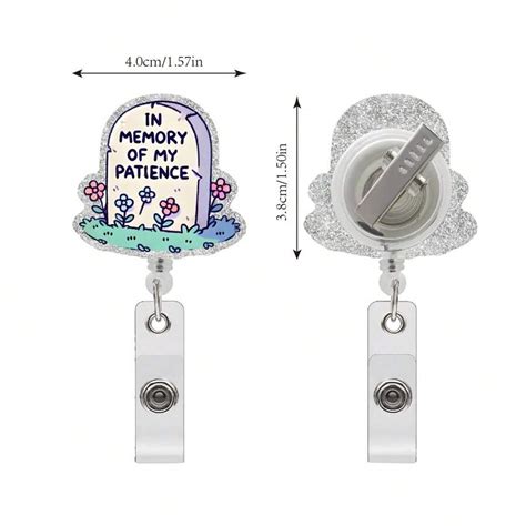 Customer Favorite Retractable Nurse Id Badge Reel Clip Durable