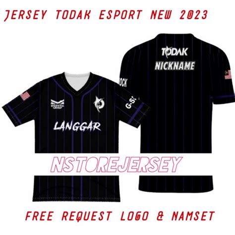 Jual Jersey GAMING TODAK ESPORT NEW 2023 FANS ISUE Shopee Indonesia