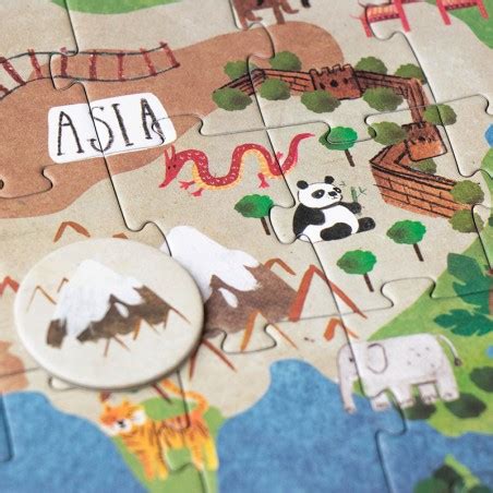 Discover The World Puzzle By Londji World Countries Map Puzzle