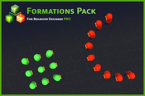 Formations Pack For Behavior Designer Pro Behavior AI Unity Asset Store